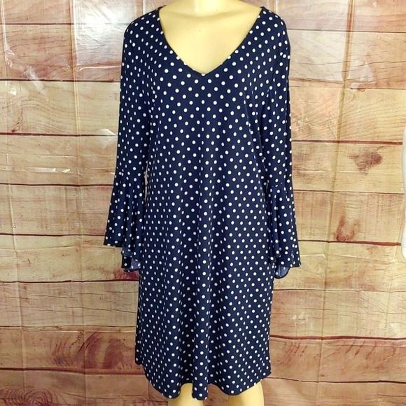 MSK | Dresses | Msk Dress Size Polka Dot Size Xl | Poshmark